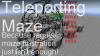 (12w32a) Teleporting Maze Minecraft Map