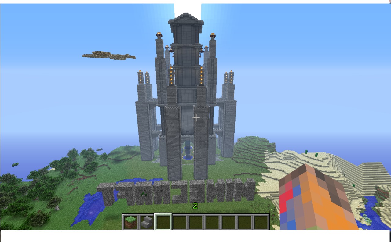 our spawn tower Minecraft Map