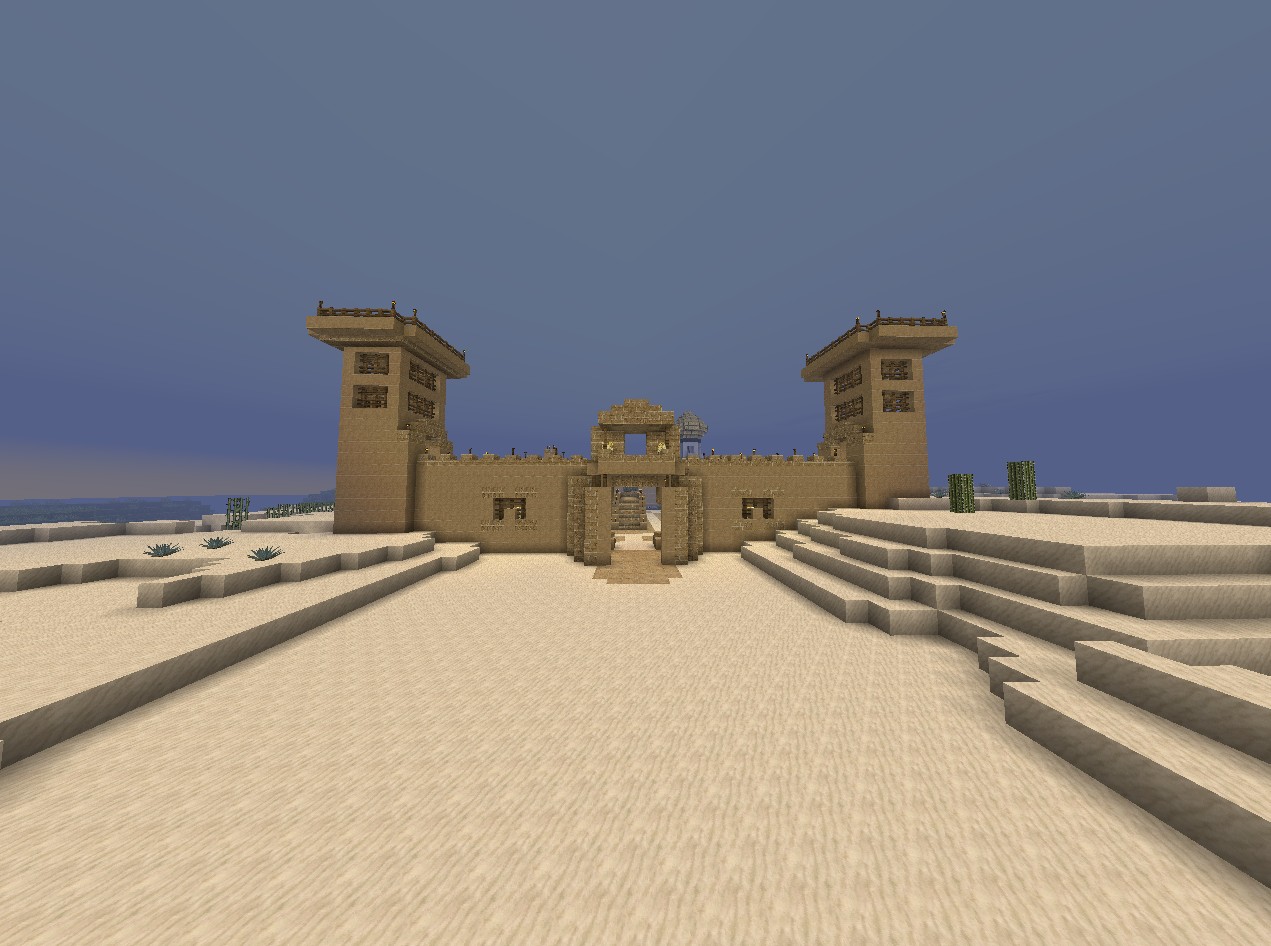 Craftdiller's sand town Minecraft Map