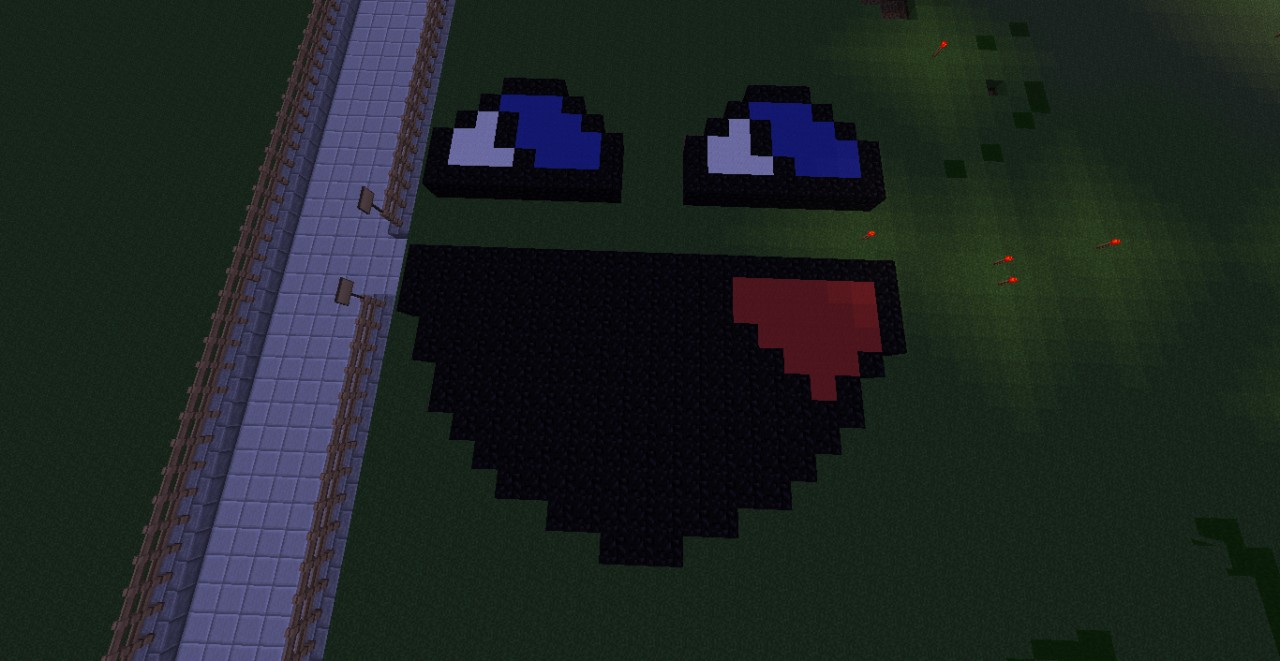 happy face Minecraft Map