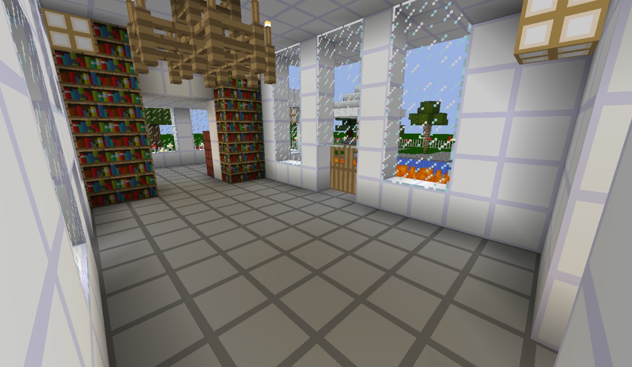 Modern House! ( 10 Diamonds?) Minecraft Map