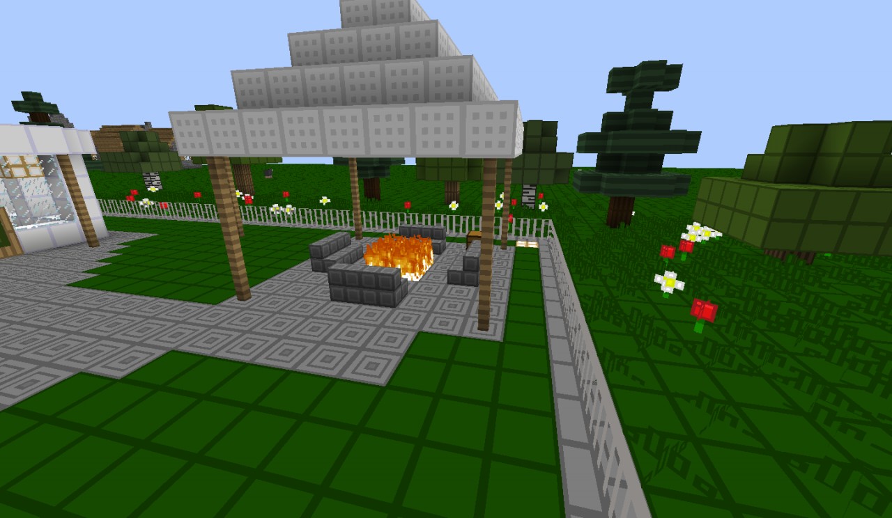 Modern House! ( 10 Diamonds?) Minecraft Map