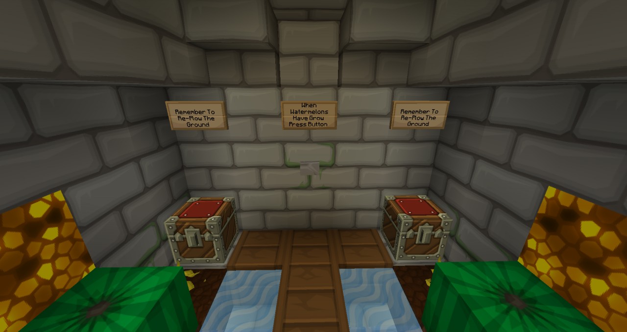 Mini Melon garden and Harvester Minecraft Map