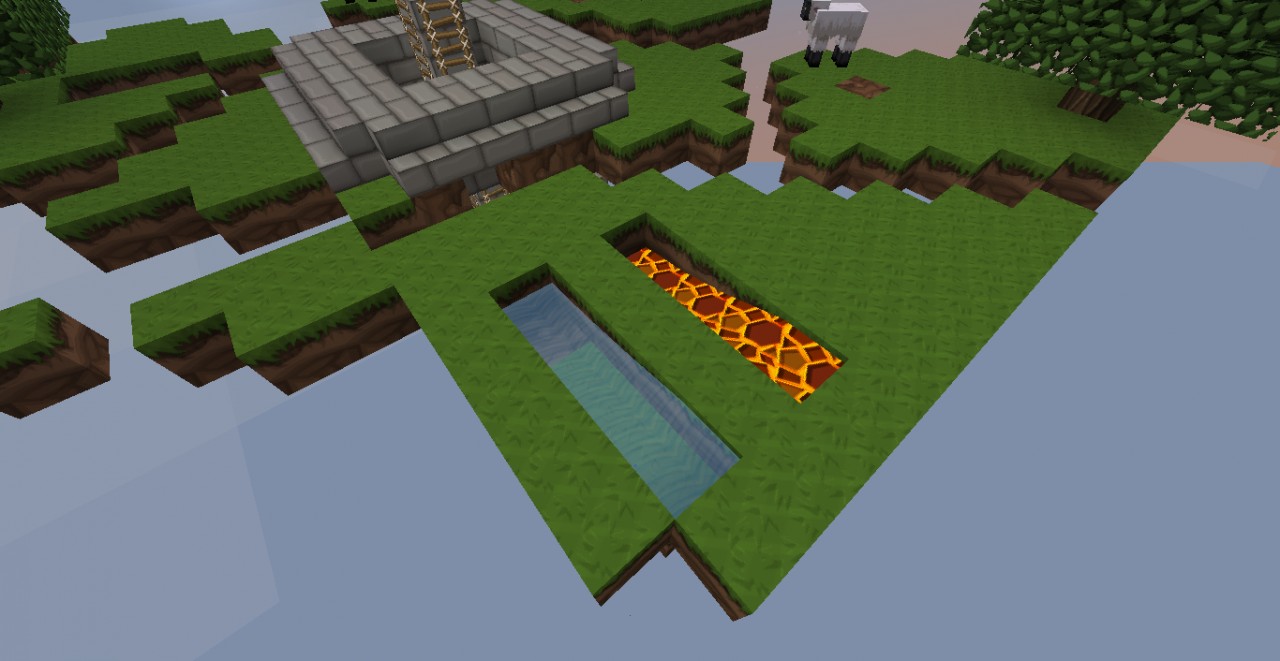 Sky Ruin Survival Minecraft Map