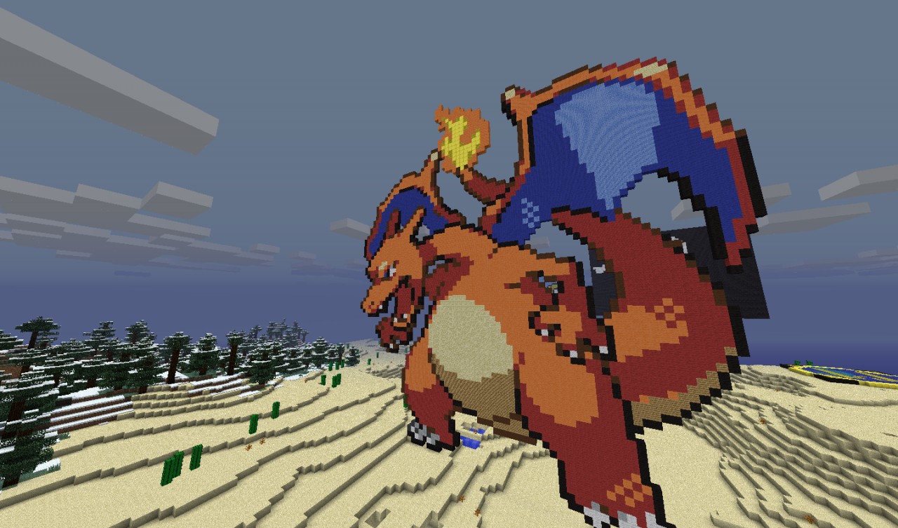 Charizard(Pokemon) Minecraft Map