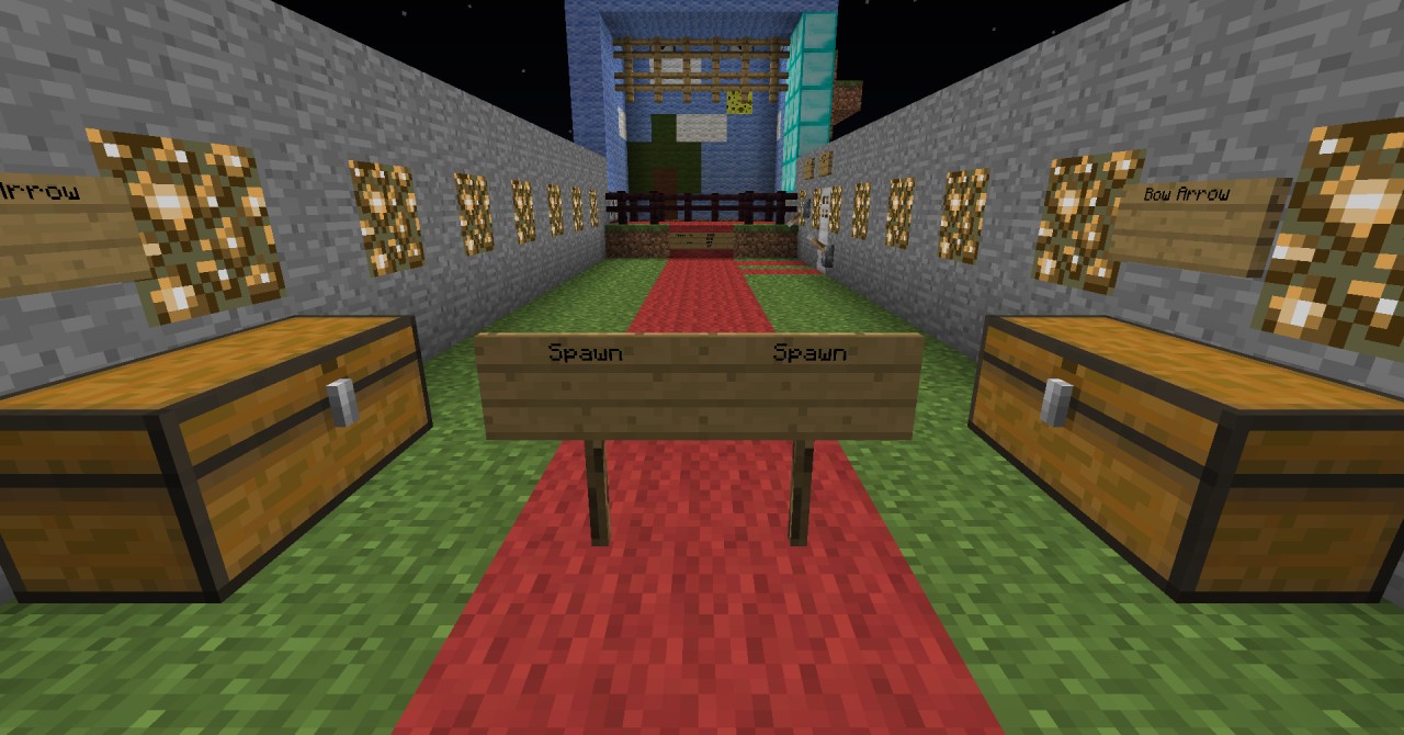 Shoot the Chickens Redstone Mini Game (Command Block Added) Minecraft Map