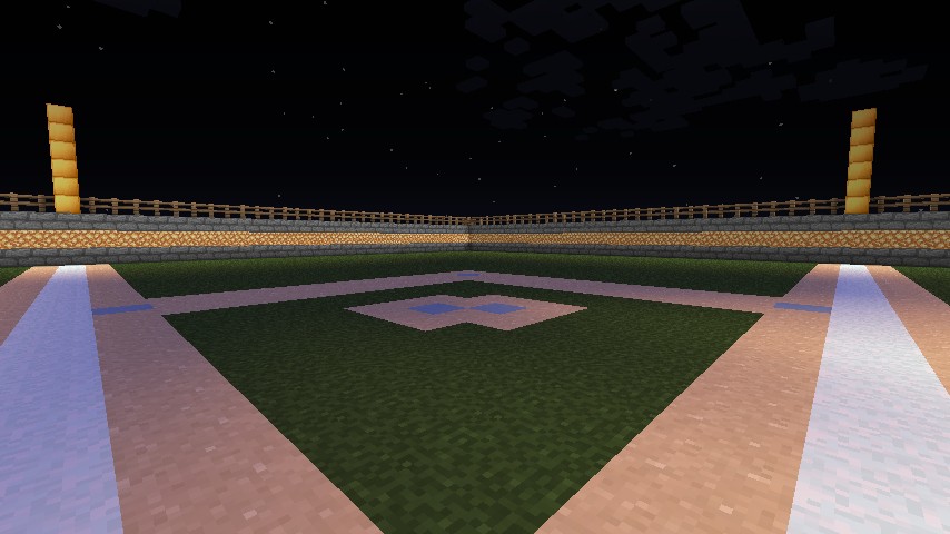 Baseball Game in minecraft Minecraft Map