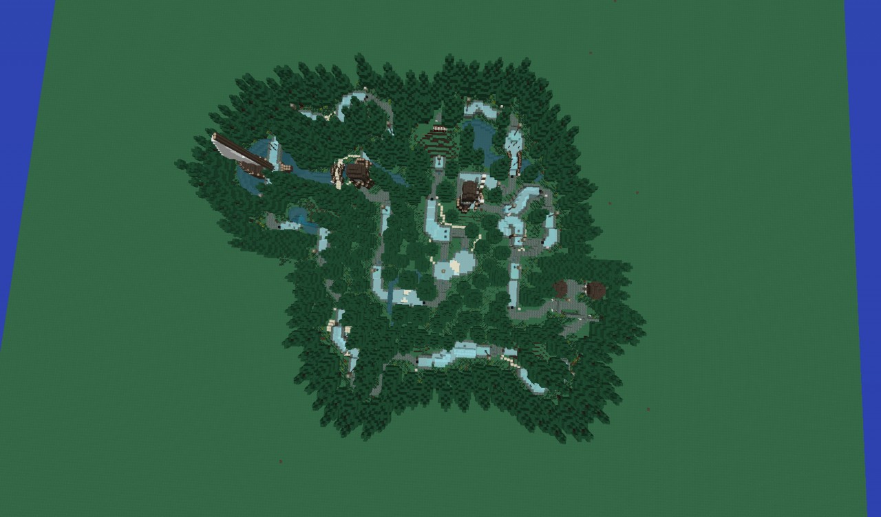 Forest Mini-Golf Course Minecraft Map