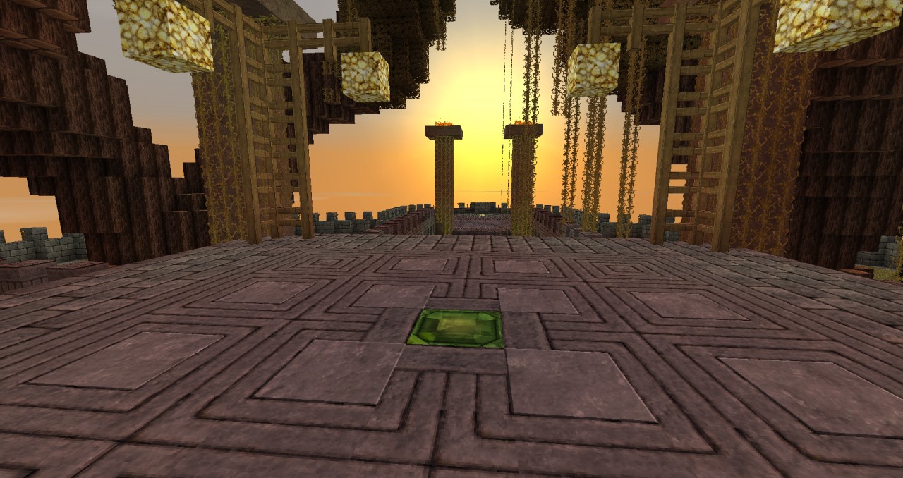 Aerial Spawn Platform Minecraft Map