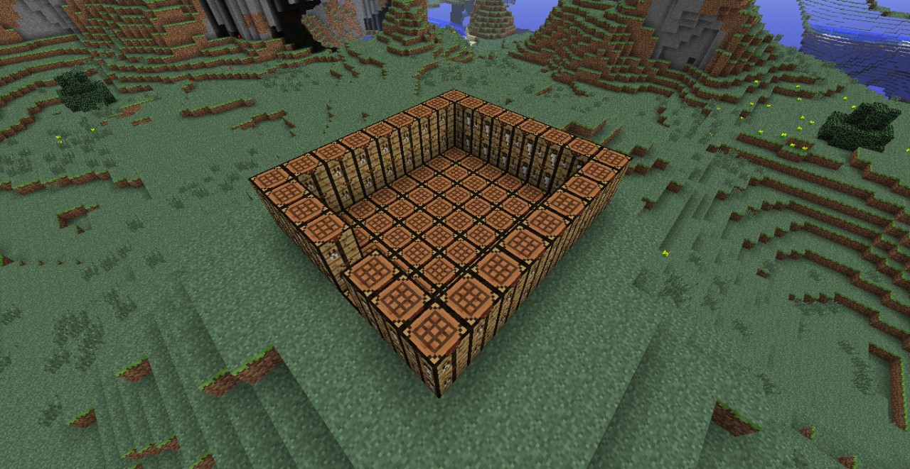 Crafting table house Minecraft Map