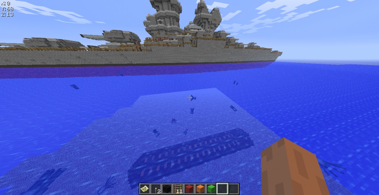 typhoon class submarine Minecraft Map