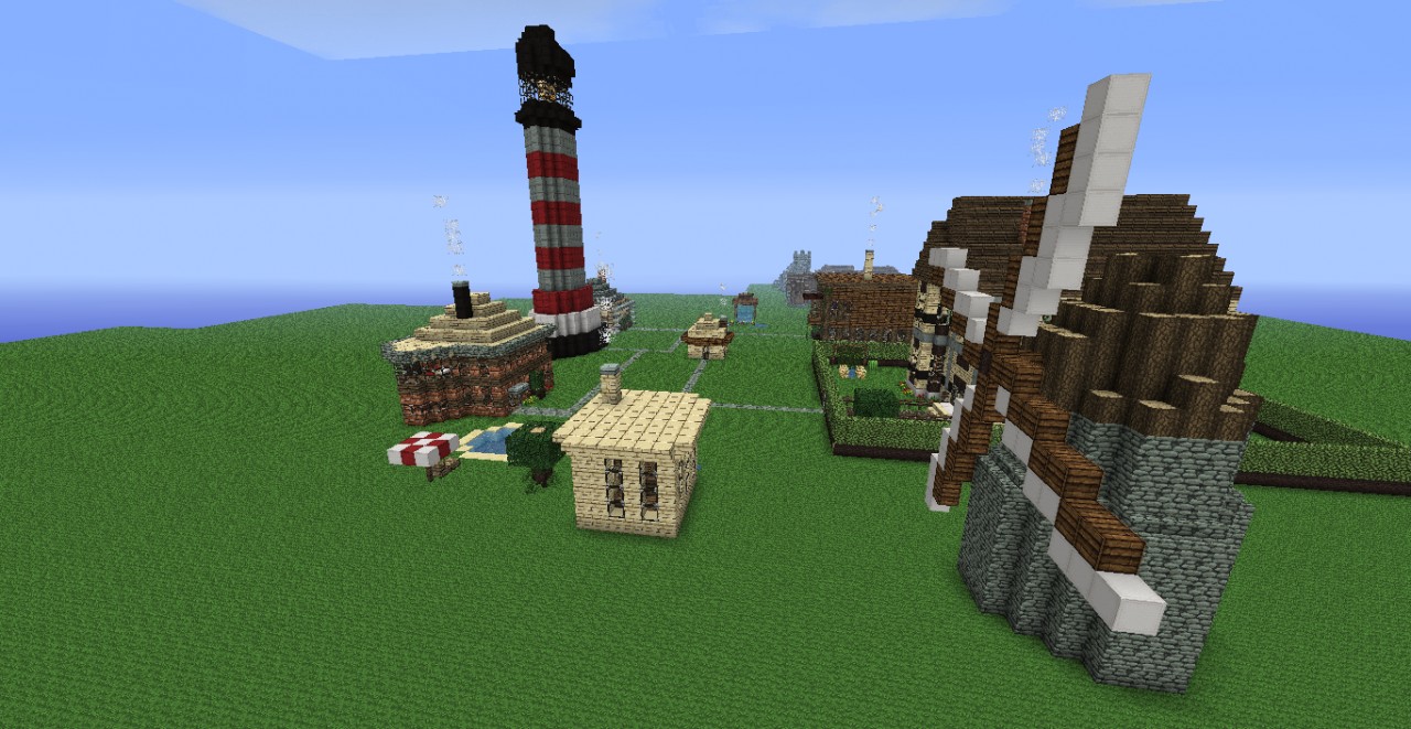 The Beautiful Village Custom Map Minecraft Map