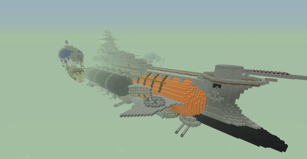 Avenger class Battleship Minecraft Map