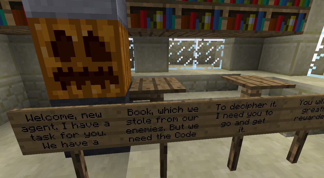 Agent Steve- A CIA Adventure Map Need Builders Minecraft Map