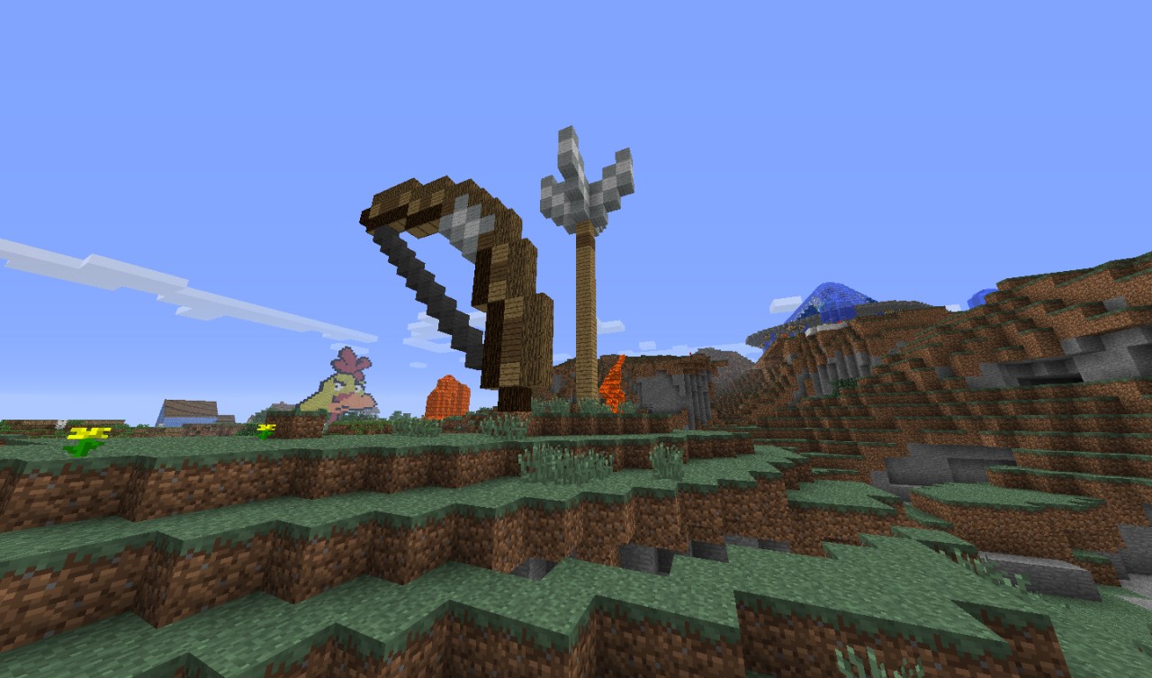 Bow and Arrow Minecraft Map