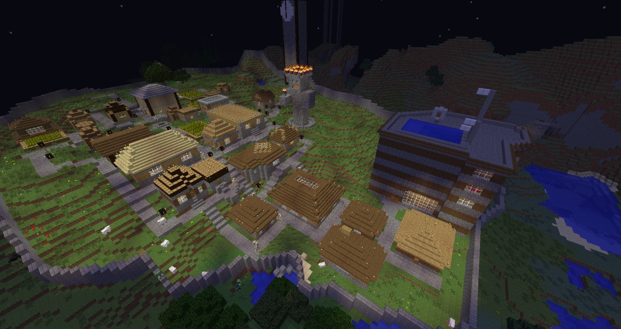 Testificate Kingdom (with Castle) Minecraft Map