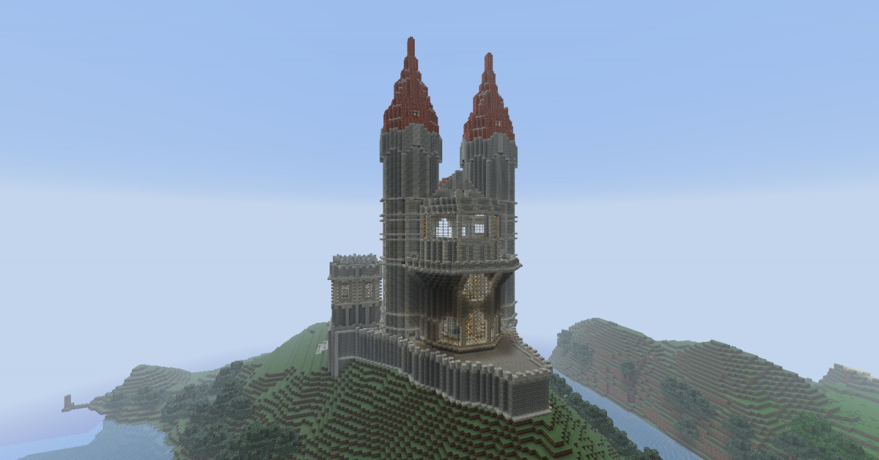 The Castle on the Hill Minecraft Map