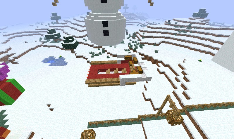 Huge Snow Castle! Minecraft Map