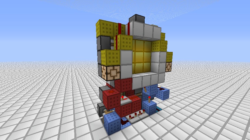 Minecraft Super Compact 3x3 Door ! (3x7) Minecraft Map