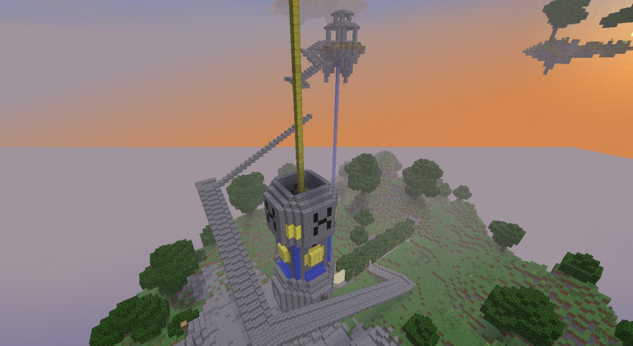 Tower of The Golden apple Minecraft Map