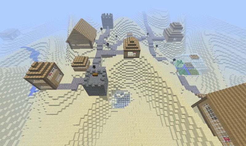 Epic Desert Village Minecraft Map