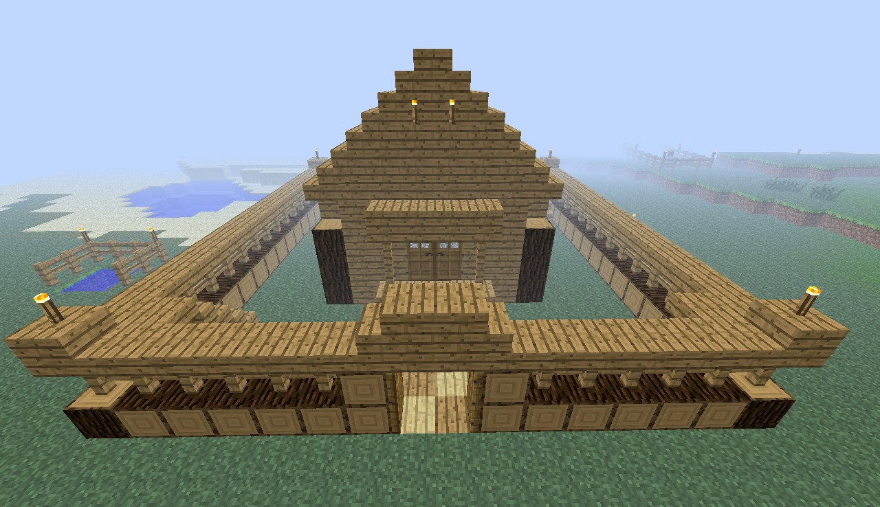 Natural Wooden Lakeside Lodge Minecraft Map