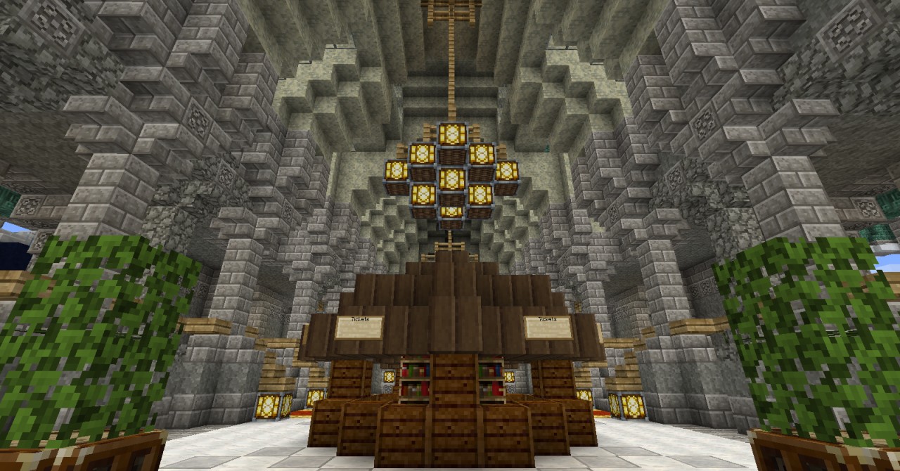 Victorian Train Station Minecraft Map