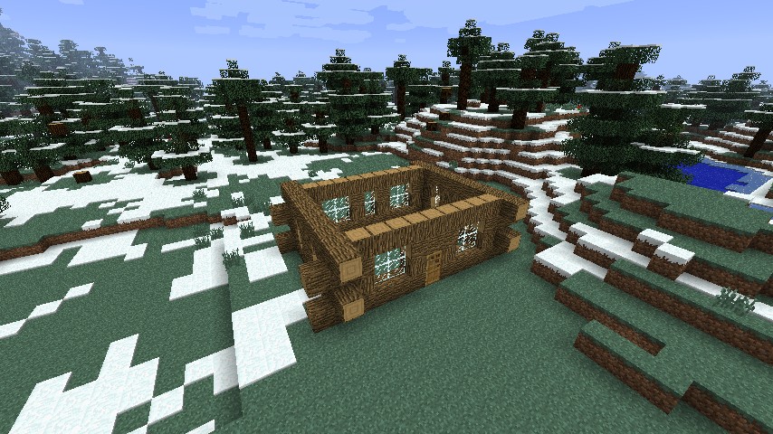 Wooden Block House Minecraft Map
