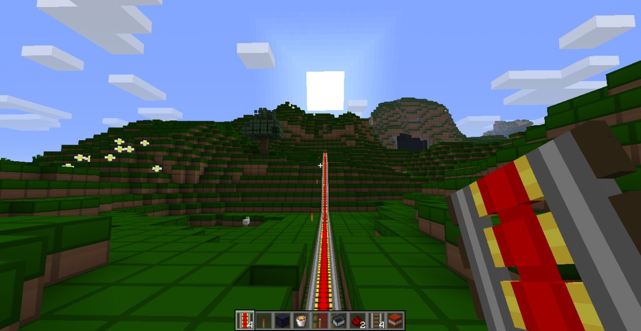 thrilling minecart ride Minecraft Project