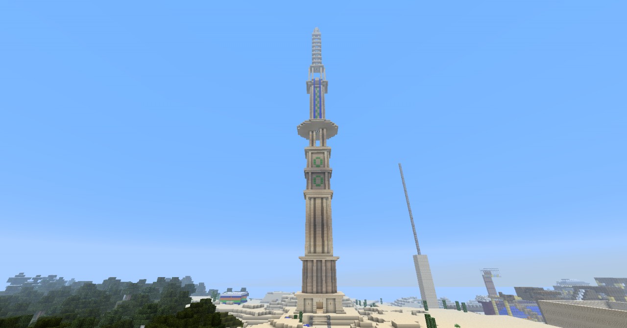 high tower (height 185 blocks ) Minecraft Map