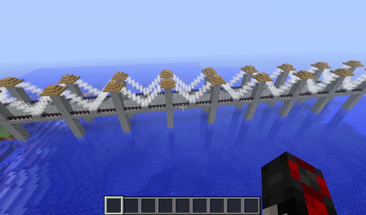 a big bridge Minecraft Map