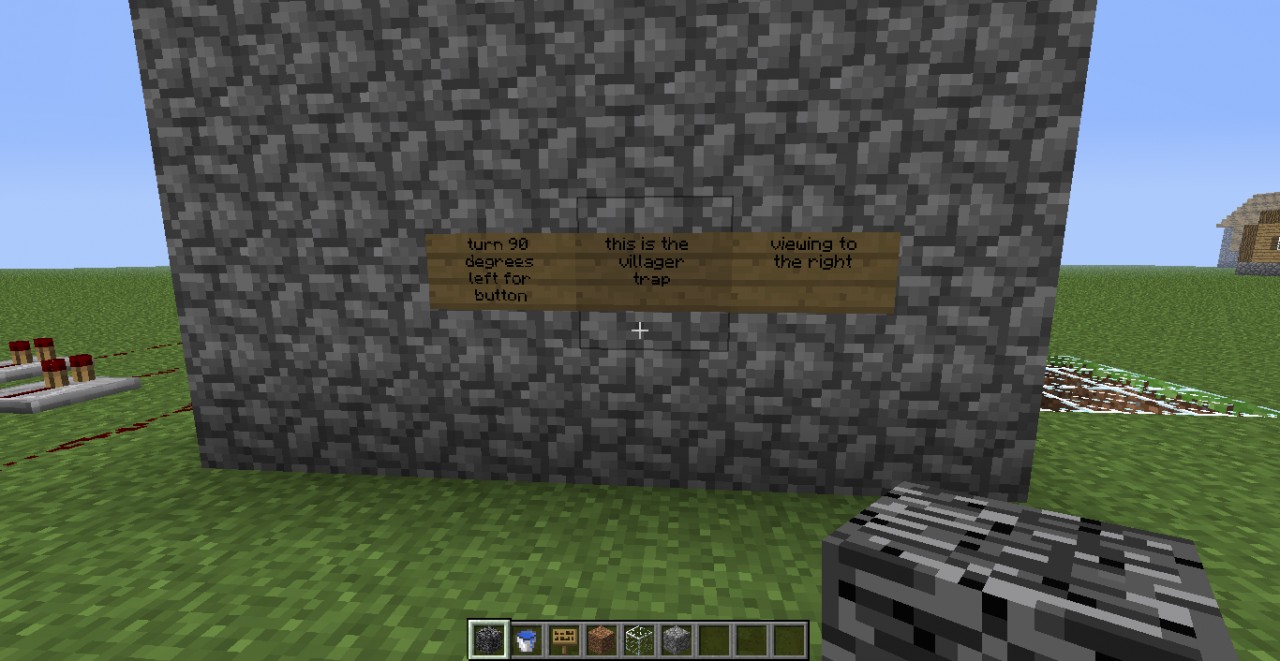 village trap Minecraft Map