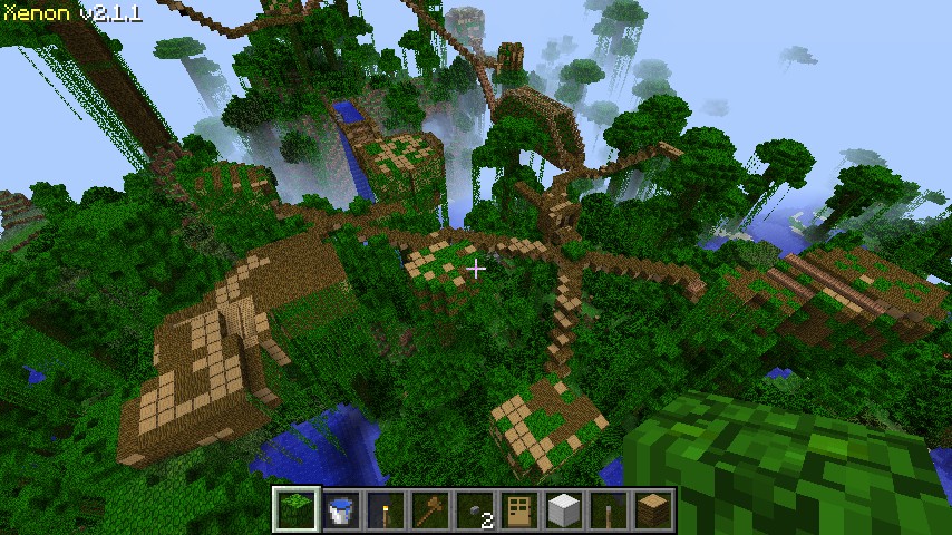 Tree Village Minecraft Map