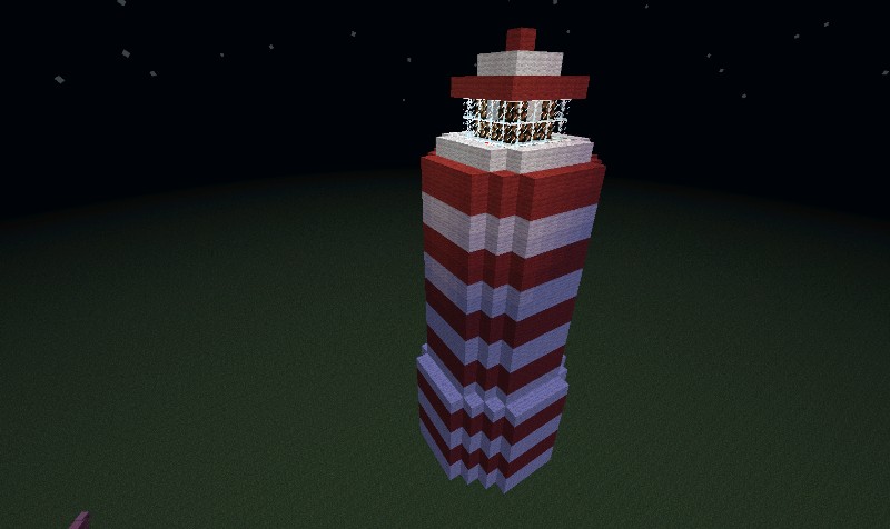 Working Lighthouse! Spinning Light! Minecraft Map