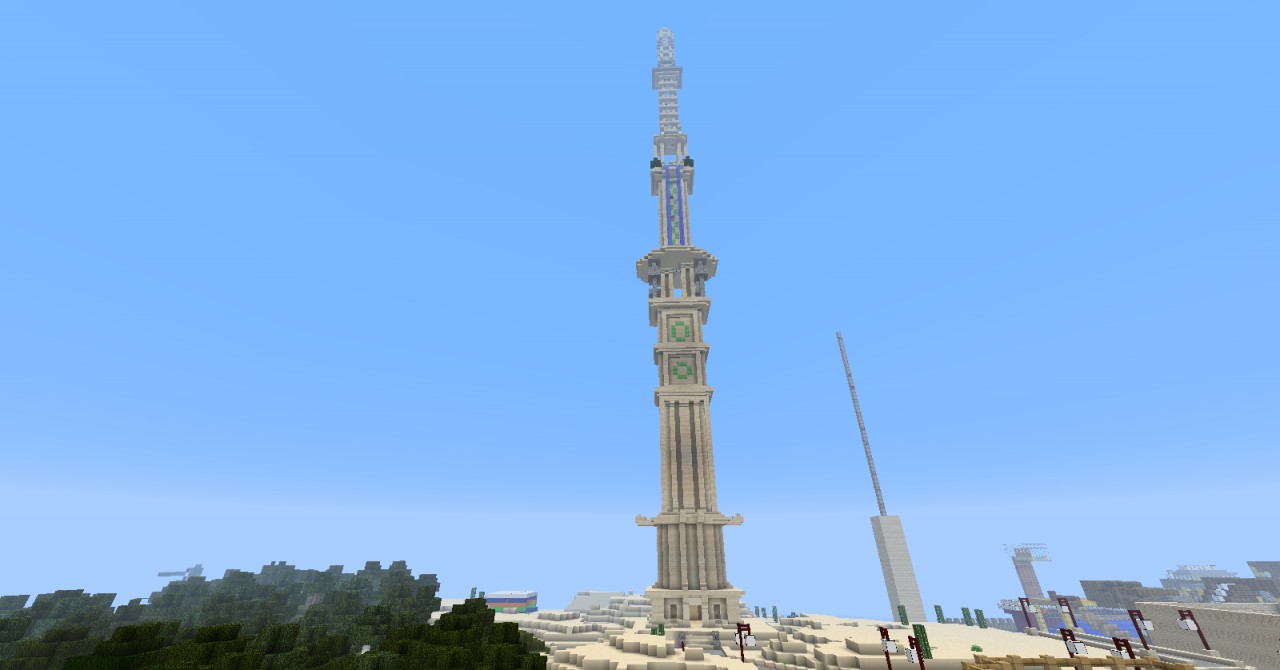high tower (height 185 blocks ) Minecraft Map