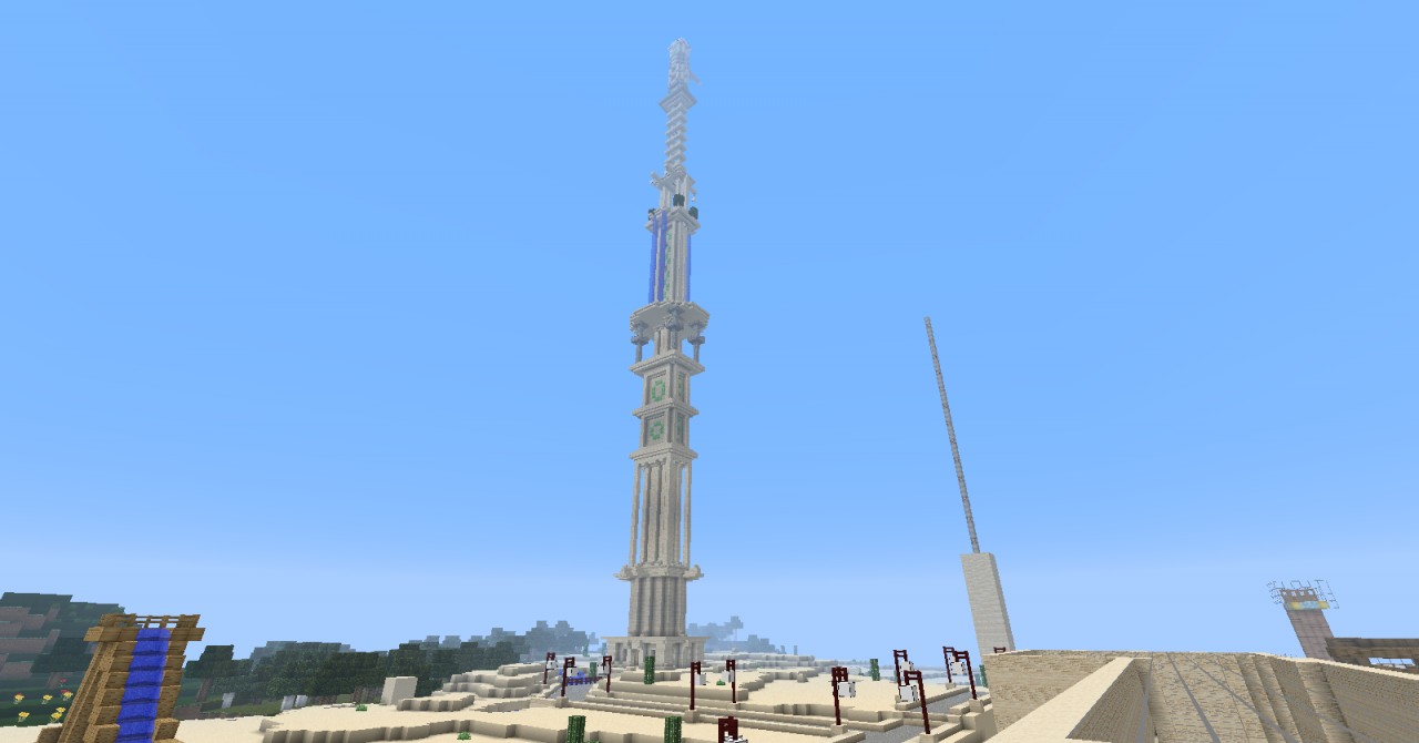 high tower (height 185 blocks ) Minecraft Map