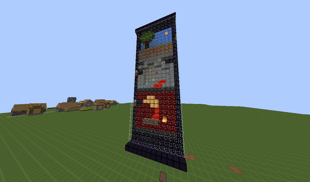 MY FIRST 3D ART Minecraft Map