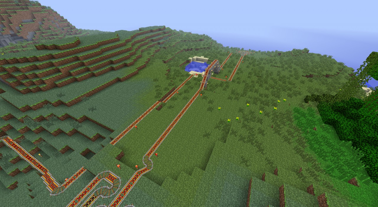 Roller Coaster Minecraft Map