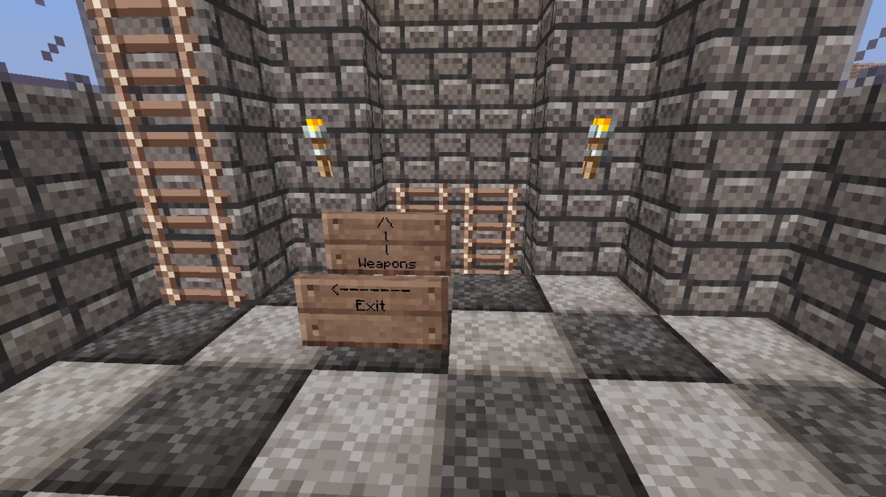 PvP Fighting Arena ( 1.3.1 ) Minecraft Map