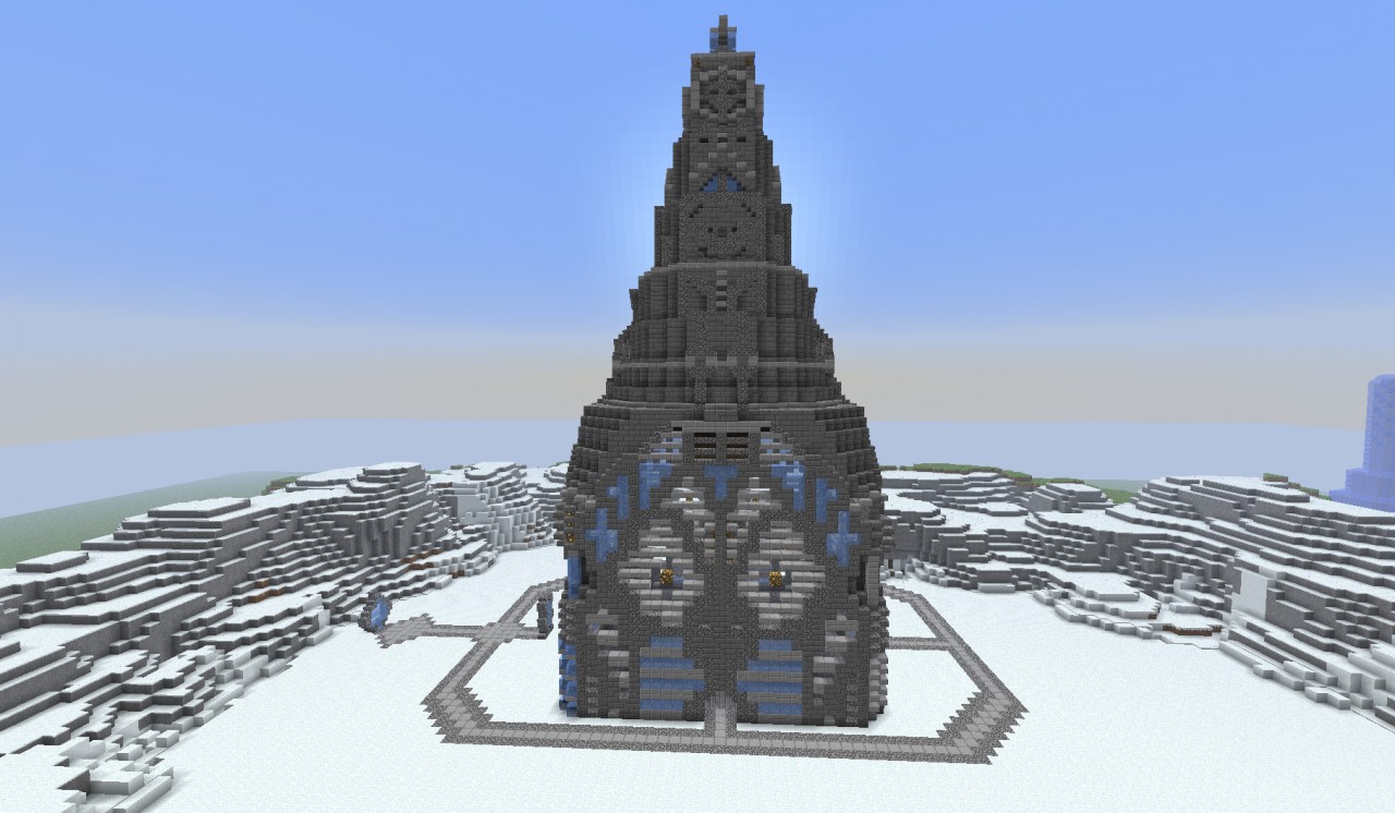 Nordos The ice Cathedral Minecraft Map