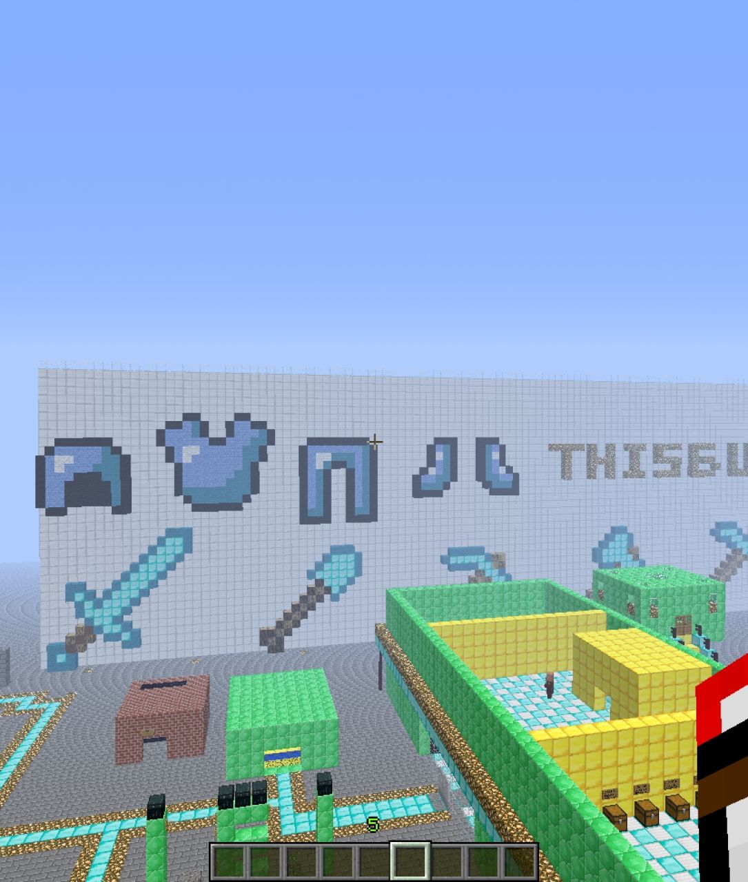 Pixel Art Room Minecraft Map