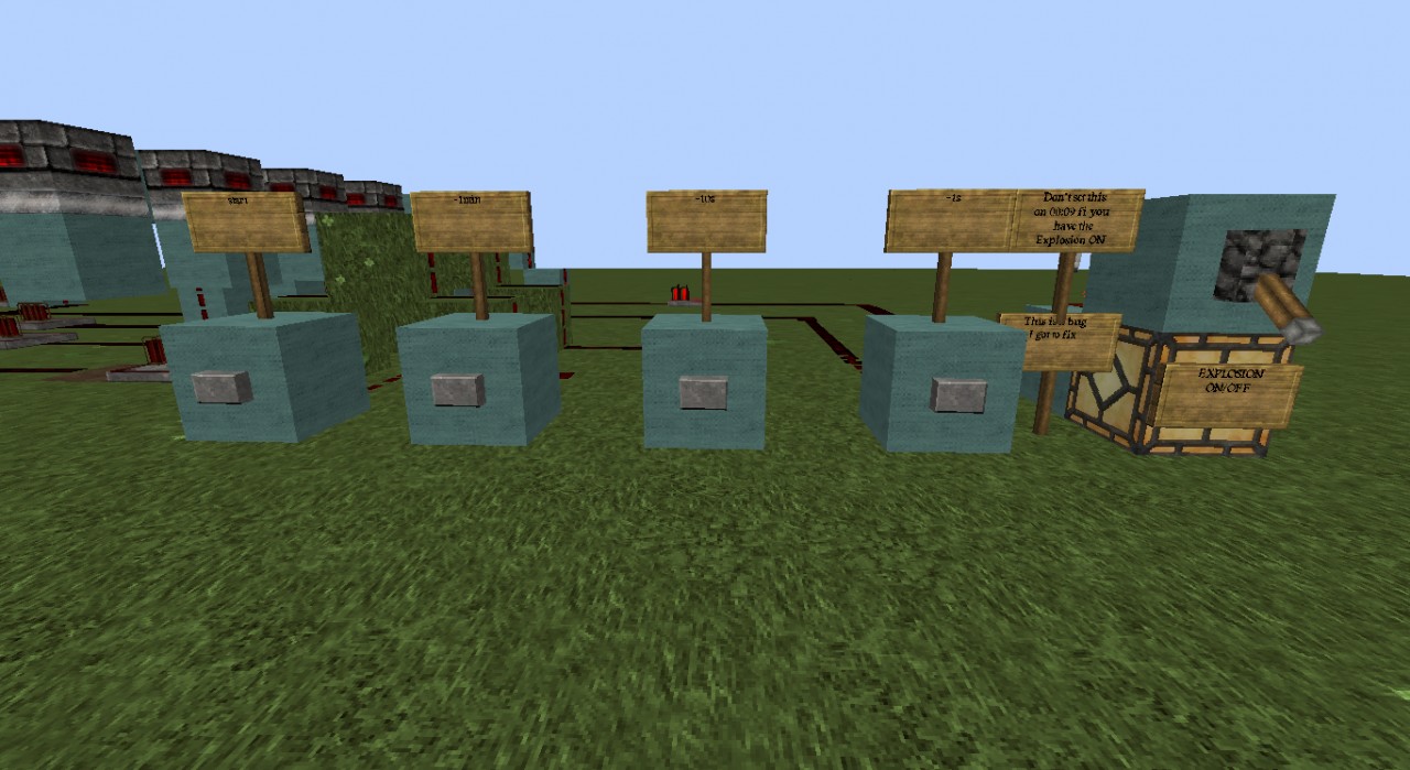 countdown timer V3.2 update add EXPLOSION, more bug fix Minecraft Map