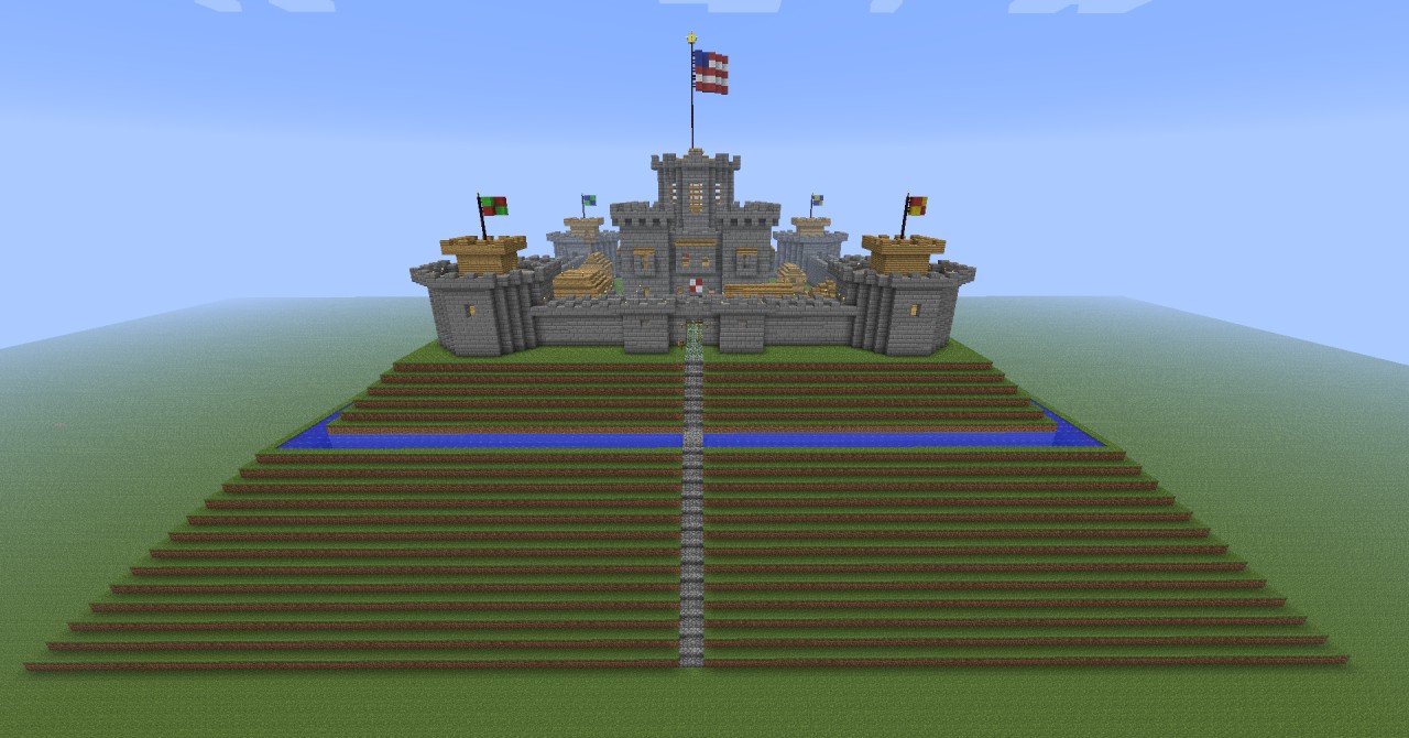 W1NT3RB0RN CASTLE and Tower Hunt Minecraft Map