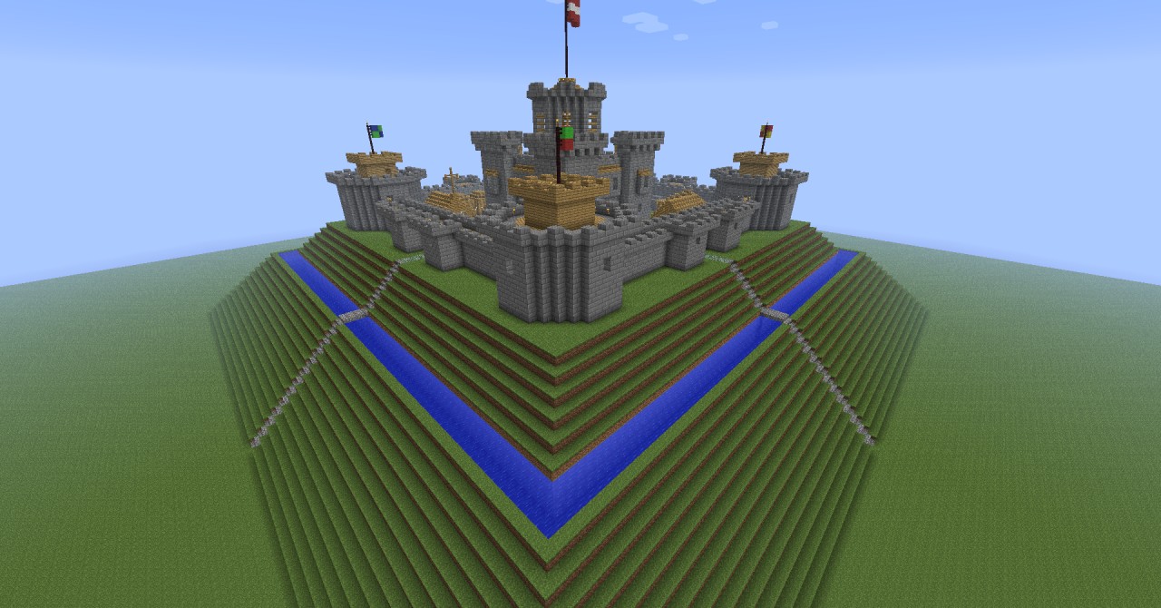 W1NT3RB0RN CASTLE and Tower Hunt Minecraft Map