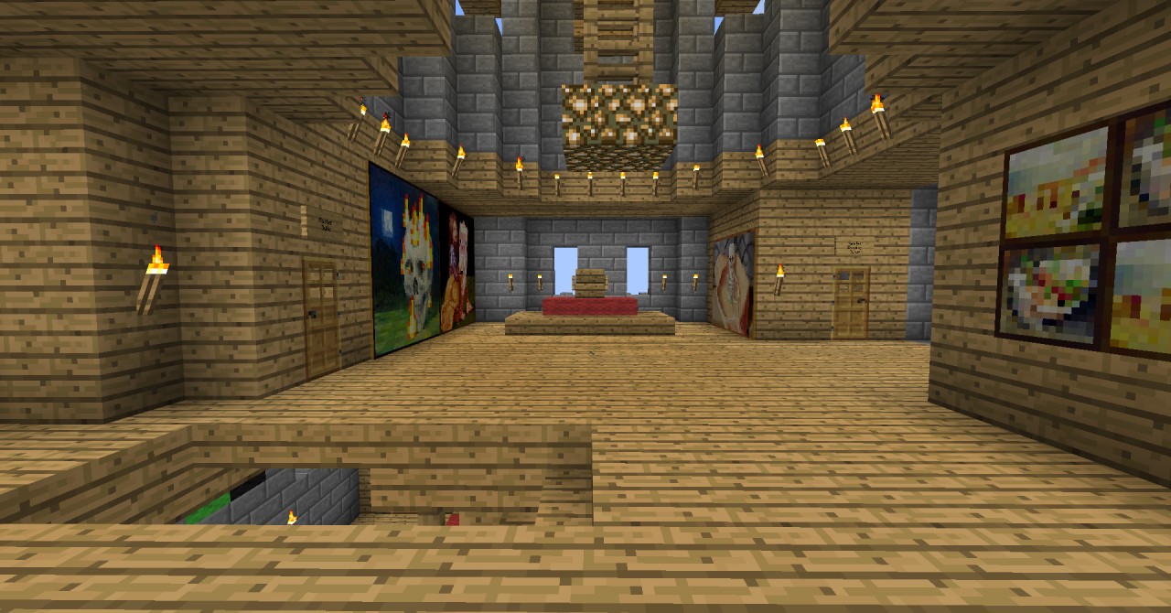 W1NT3RB0RN CASTLE and Tower Hunt Minecraft Map