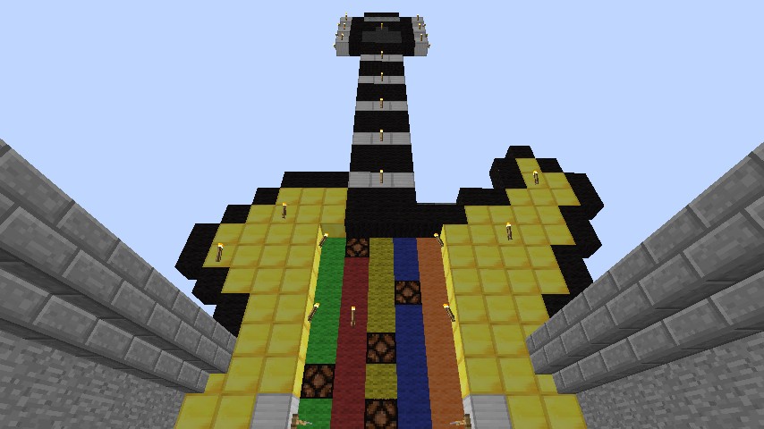 Guitar Hero Minecraft Map