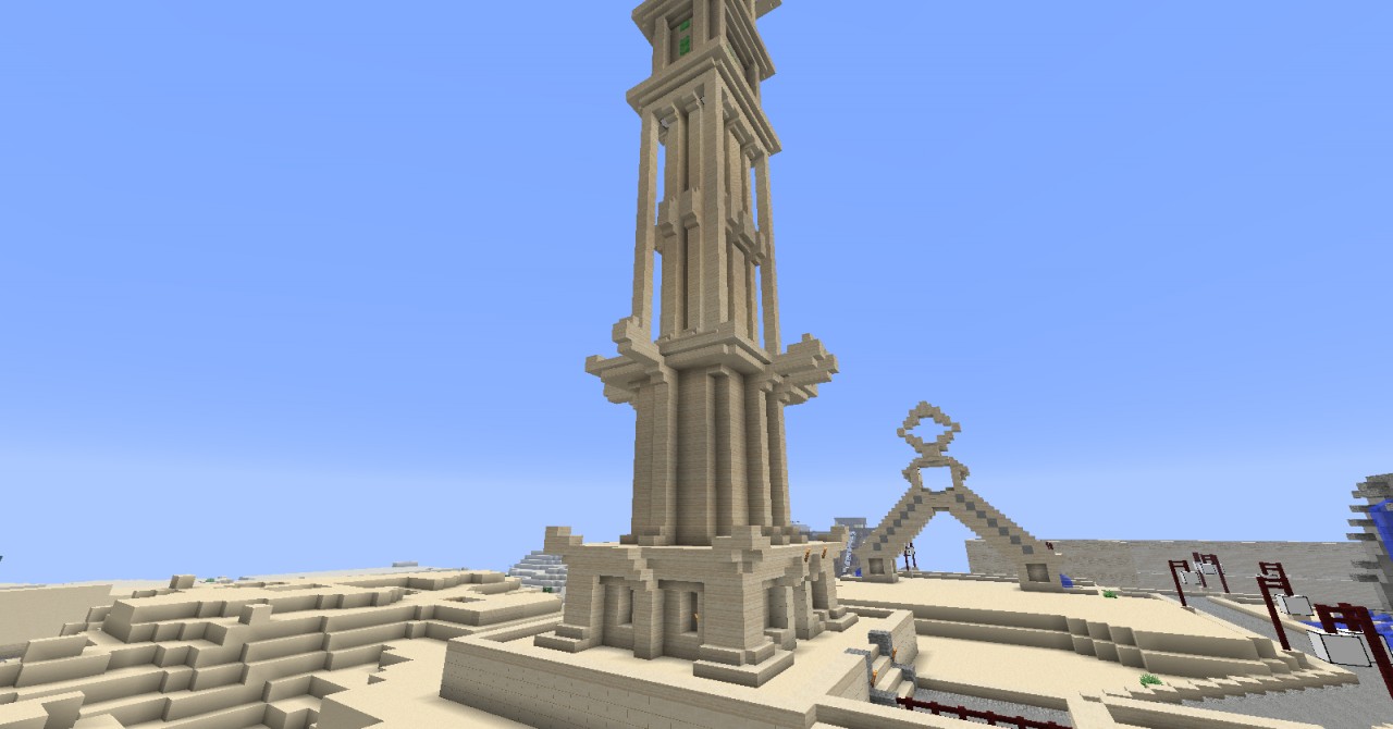 high tower (height 185 blocks ) Minecraft Map