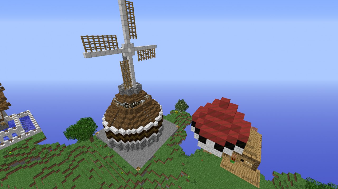 The Tall tower [Sky the limit Minecraft Map