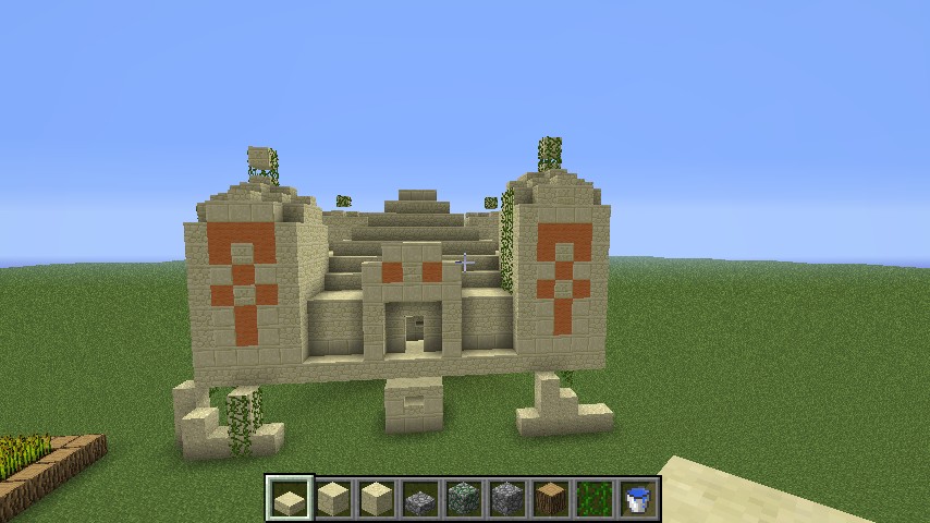 Desert temple Minecraft Map