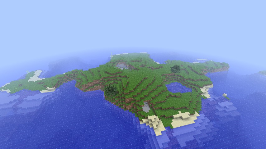 Large Survival Island Minecraft Map